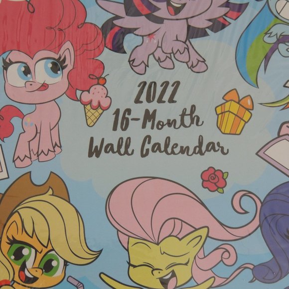 Vista Leap Year | Office | My Little Pony 222 6month Wall Calendar ...